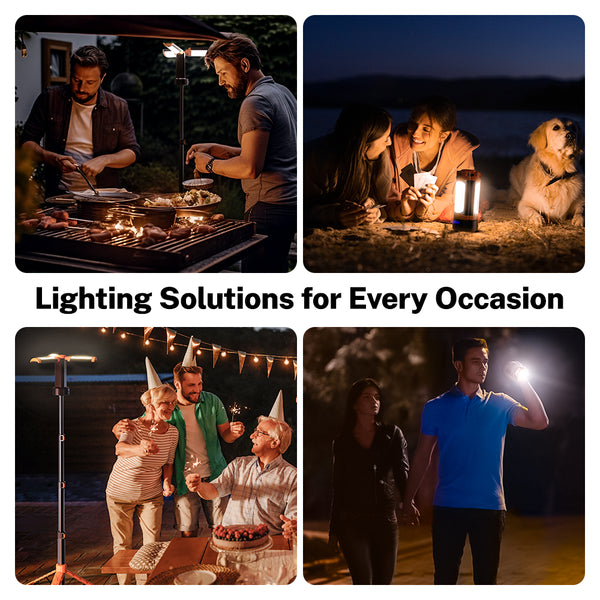 Cordless Telescopic Camping Light with Stand Waterproof LED – OGERY